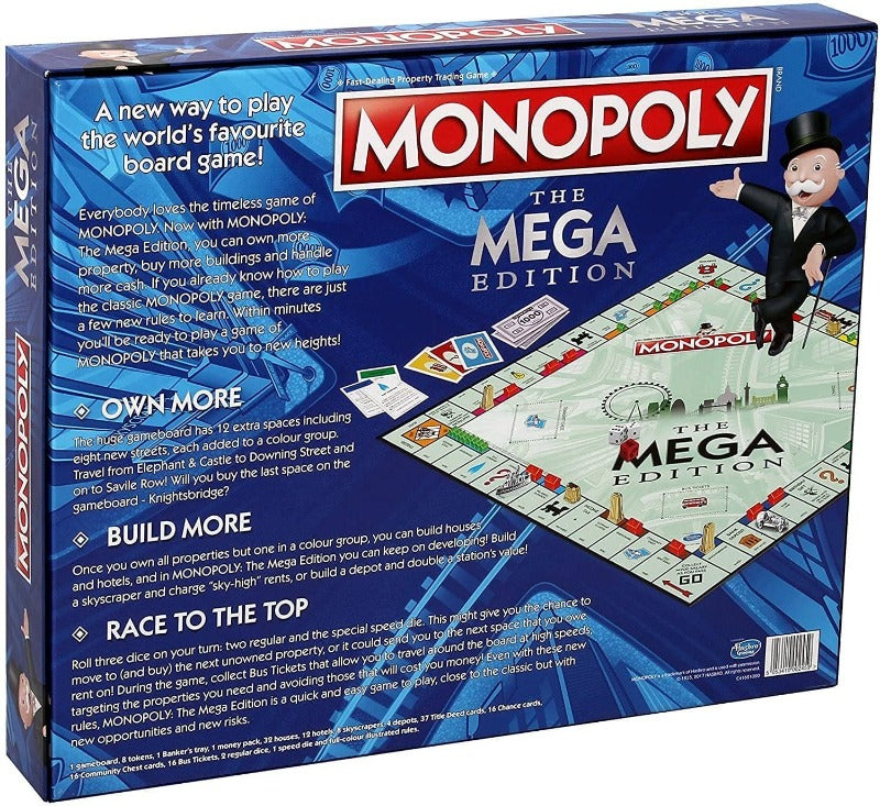 Monopoly: Mega Edition - BoardGamer.ie | Board Games Ireland