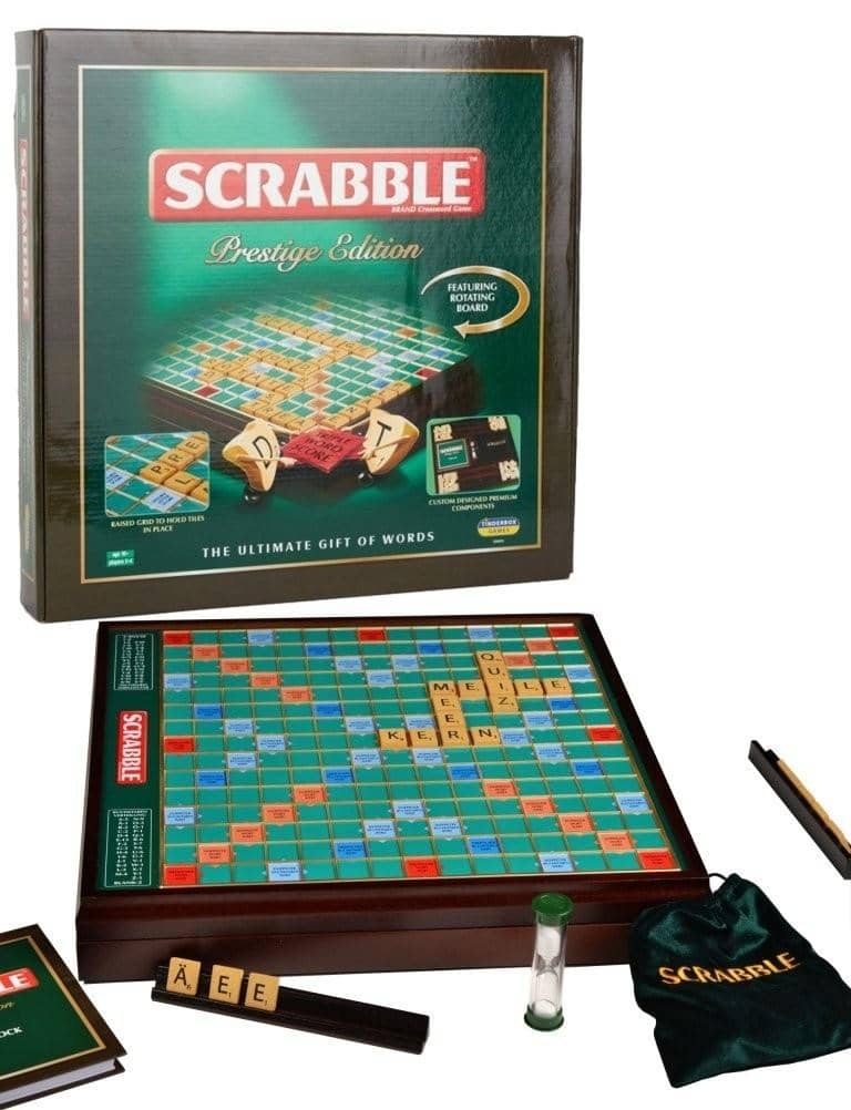 Scrabble Prestige Edition Game - BoardGamer.ie | Board Games Ireland