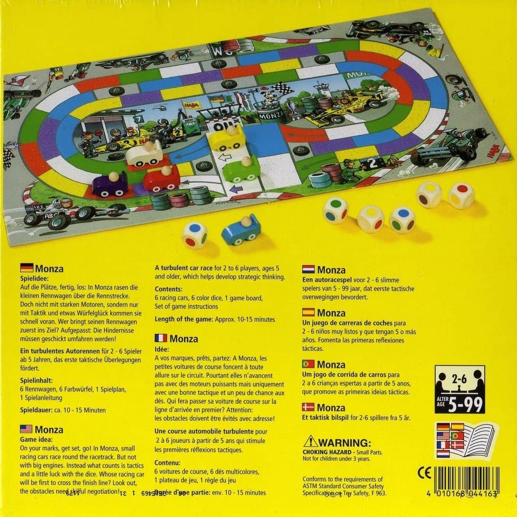Monza Board Game - BoardGamer.ie | Board Games Ireland
